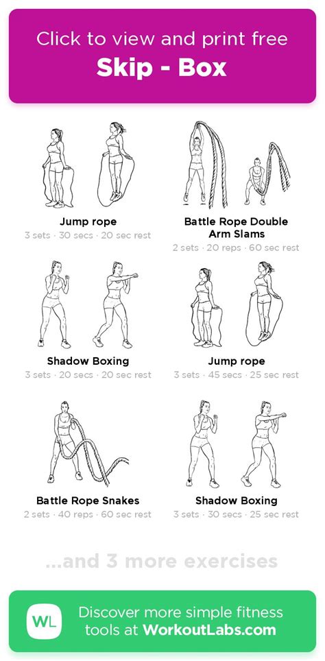 Skip Box Free 46 Min Abs Arms Back Legs Workout Do It Now Or
