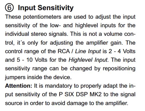 Helix P Six Mk2 Input Sensitivity Jumpers Skippable Diymobileaudio