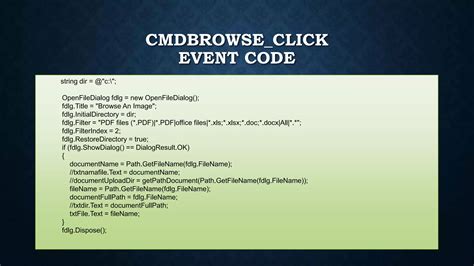 Winform Visual Studio C 2012 Upload Ftp PPT