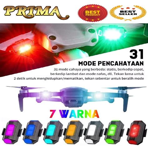 Jual Lampu Strobo Motor 7 Warna Dapat Diisi Ulang Motor Modifikasi