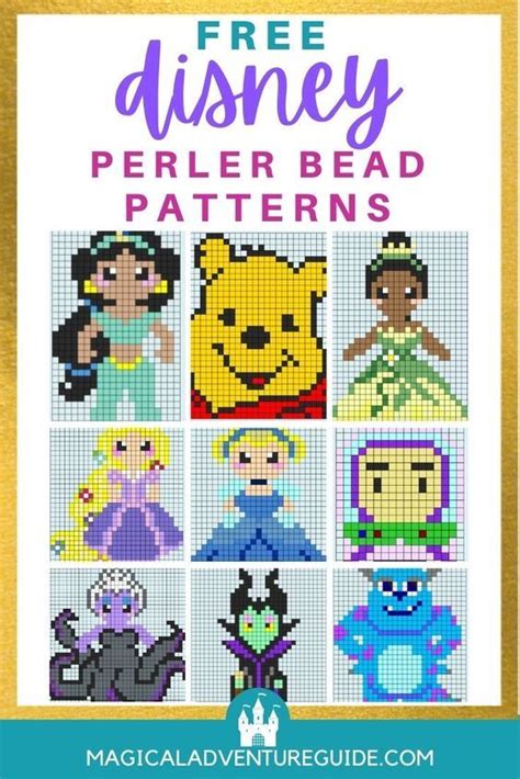 Amazing Disney Perler Bead Patterns You Ll Love Magical Adventure Guide Perler
