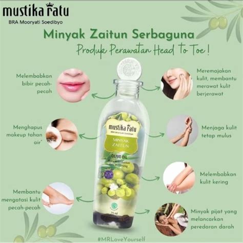 Jual Mustika Ratu Perawatan Kulit Minyak Zaitun Serba Guna 75 Ml Shopee Indonesia