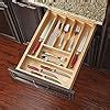 Amazon Com Rev A Shelf Trim To Fit Silverware Drawer Organizer For Kitchen Utensil Cutlery