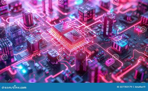 Innovative Digitalization Processor Generate Ai Stock Image 294512491