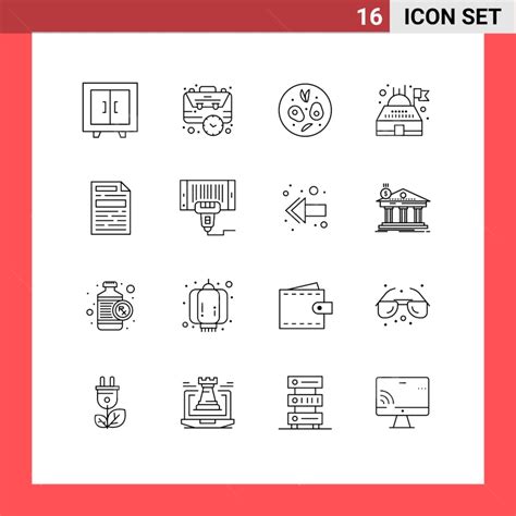 Modern Set Of Outlines Pictograph Of Design Outlines Management Rx PNG And Vector With