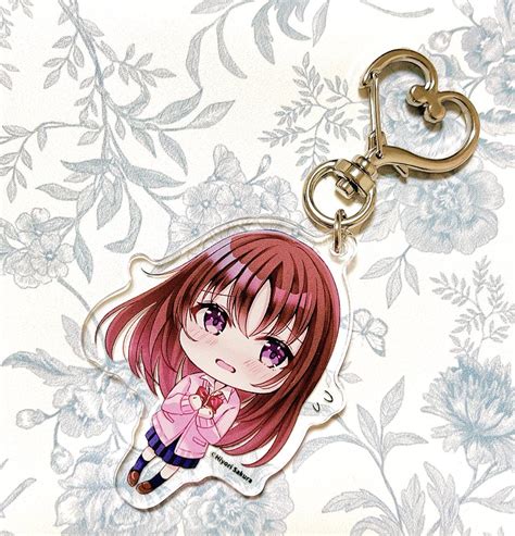「明日の抽選会で配布するアクキーとってもかわいい仕上がりになったよ～」桜ひより🌸 4月ラノベ発売コミ1【h26b】のイラスト