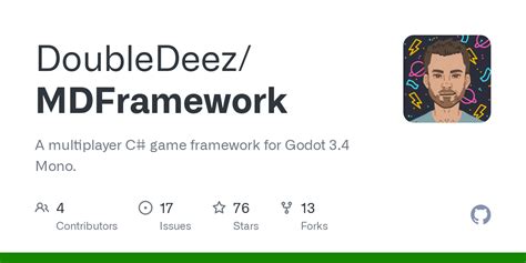 Github Doubledeez Mdframework A Multiplayer C Game Framework For Godot Mono
