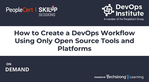 Webinar How To Create A Devops Workflow Using Only Open Source Tools