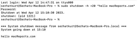 How To Shut Down A Mac From The Command Line With Terminal • Macreports