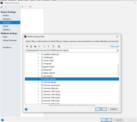 idea中tomcat中添加servlet api jar tomcat 添加api包 csdn博客