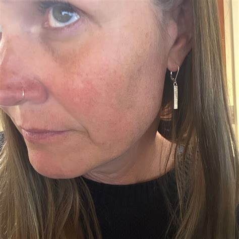 Minimalist Rectangle Drop Earrings Hammered Silver Nickel Free Bar Dangle Earrings Sterling