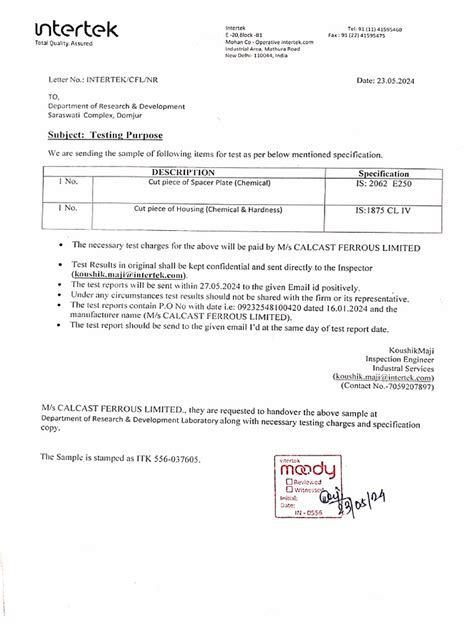test memo pdf