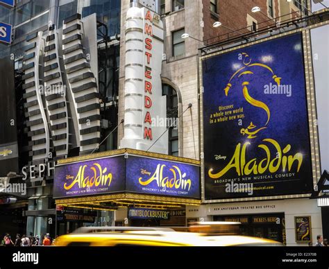 Aladdin Theater Marquee New Amsterdam Theater Times Square West 42nd