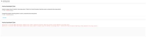 Solved Error Message After Update HaOS And Core Installation Home Assistant Community
