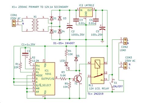 Energy Saving Interval Timer Circuit