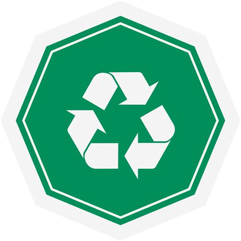 Adesivo Reciclar Material Reciclando Vida Zero Desperdício Estilo De