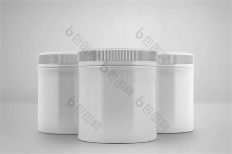 白色的塑料制品罐子和盖假雷达英语字母表中图片 包图网企业站