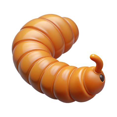 Extraordinary Contemporary Synthetically Grown Mealworm Isolated