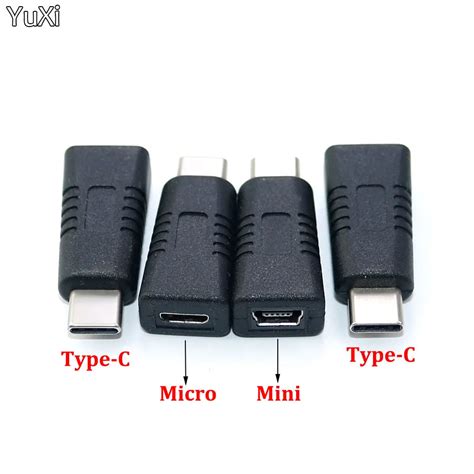 마이크로 미니 암 잭 Usb C 타입 충전 어댑터 안드로이드 잭 충전 데이터 전송 컨버터 샤오미 화웨이용 1 개 Aliexpress