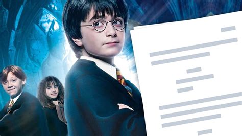 Harry Potter Script Pdf Download — Sorcerers Stone Analysis