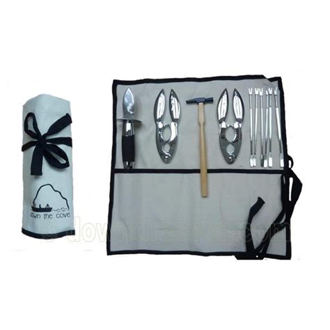 Deluxe Shellfish Tool Kit With Oyster Shuck Down The Cove