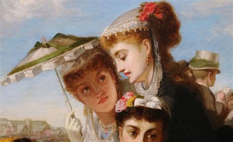 William Holyoake Our Party At The Oaks 19th Century Exhibition Oil
