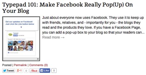 Typepad Knowledge Base Display Post Excerpts
