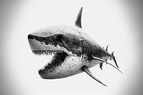 Great White Shark Skeleton Stock Illustrations 29 Great White Shark