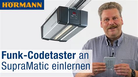 Funk Codetaster Einlernen FCT 3 BS An Garagentor Antrieb SupraMatic
