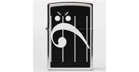 Angry Bass Clef Zippo Lighter Zazzle