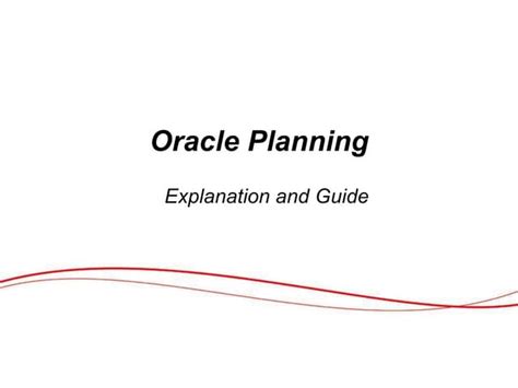 14457092 Oracle Planning Pptx