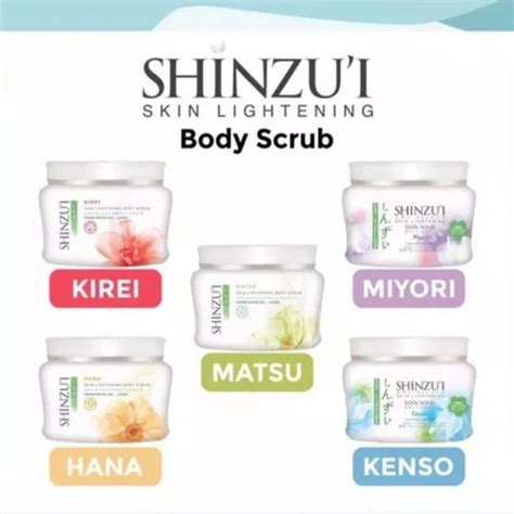 Jual Shinzui Skin Lightening Body Scrub 120gr 200gr Lulur Shinzui Shopee Indonesia