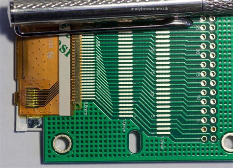 How To Hand Solder An Lcd Fpc Ffc Connector Andys Workshop