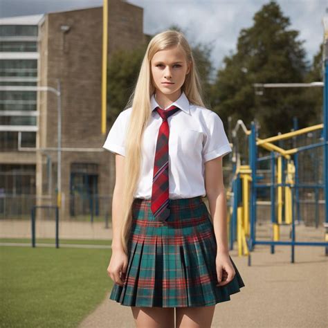 Schoolgirl Wearing Crisp White Shirt Large Breasts By Schooldress On Deviantart