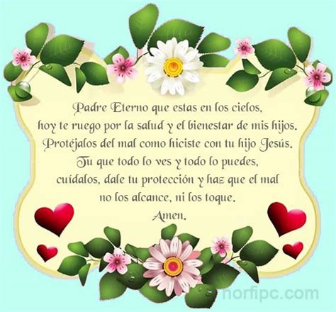 Oraciones Para Pedirle A Dios Salud Para Mis Hijos