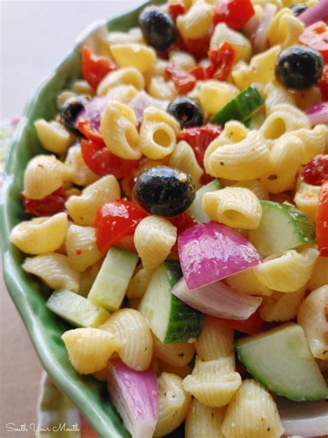 South Your Mouth Overnight Pasta Salad The Best Pasta Salad Ever