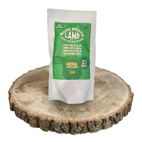 Lamb Bone Broth 230ml 10 Pack Nova Dog Chews Europe