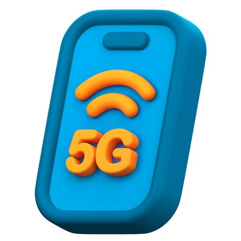 Premium Psd 5g Network Mobile 3d Icon