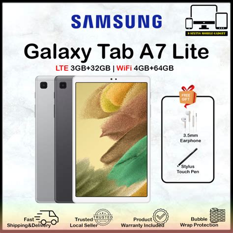 Samsung Galaxy Tab A7 Lite T220 Lte 3gb32gb Wifi 4gb64gb 100