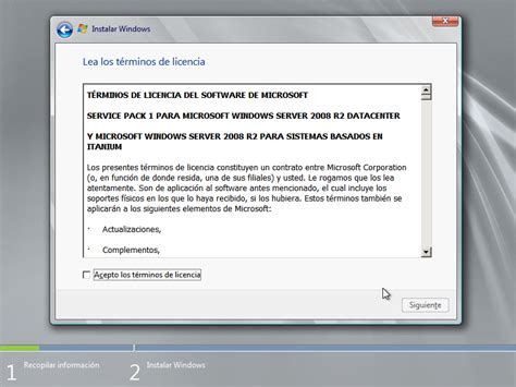 windows server 2008 R2 7 server de 64 bits español con SP1