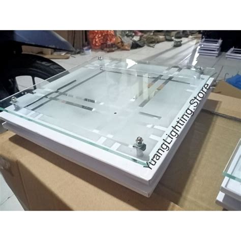 Jual Lampu Plafon Minimalis 30×30 Fitting 2 Lampu Atap Lampu Tempel