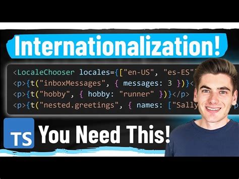 Free Video How To Handle Internationalization Like A Senior Dev From