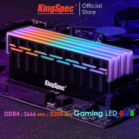 ram kingspec 8gb 16gb ddr4 gaming tản nhiệt led rgb d4r hàng