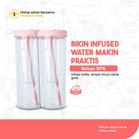 Jual Infuser Bottle 600ml Botol Saring Jsr Simpel Shopee Indonesia