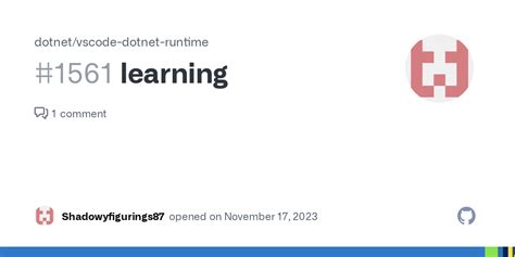 Learning Issue 1561 Dotnet Vscode Dotnet Runtime GitHub