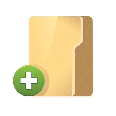 Premium Vector Folder Icon Color Vector Illustration