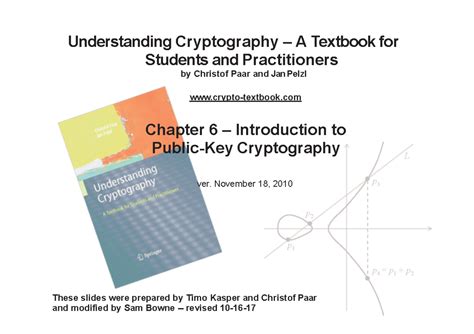 Ch6 Understanding Cryptography A Textbook For Students And