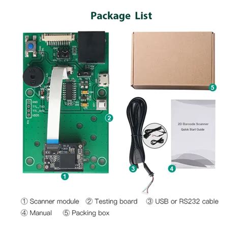 Oem Embedded Barcode Scanner Engine Module 1d 2d Barcode Reader Qr Code