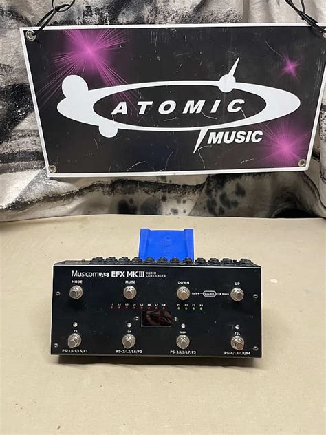 musicomlab efx mkiii mk iii 3 audio controller compact reverb