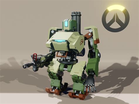 ArtStation - My First charackter design - Bastion Overwatch